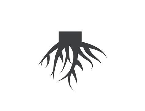 Plant Tree Roots Icon 55548906 Vector Art At Vecteezy