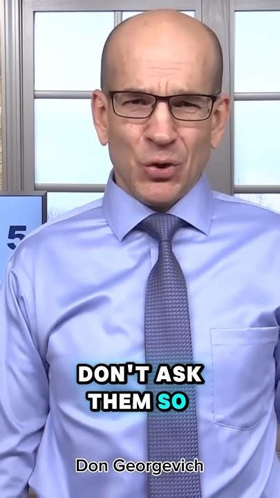 Never Ask A Job Interview Don Georgevich Successmindset Youtube