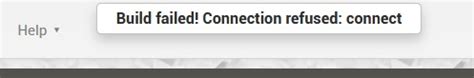 AI Offline Build Failed Connection Refused Connect By Ewpatton MIT App Inventor Help