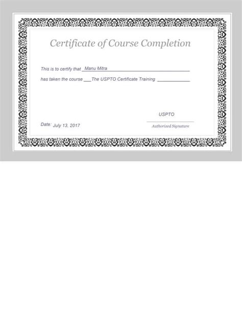 01 Uspto Certificate Training Course Pdf