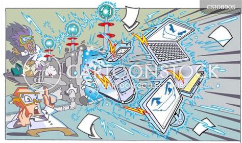 Computer Meltdown Cartoons And Comics Funny Pictures From Cartoonstock