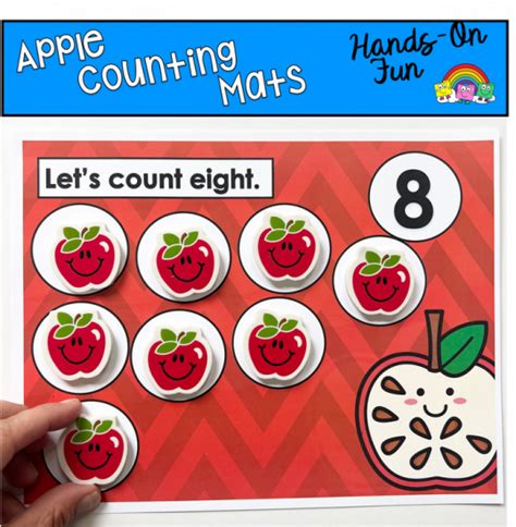 Apple Counting Activities 350 File Folder Heaven Printable Hands On Fun With File