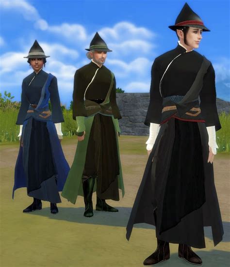 Manly Robes For Spellcasters And Other Fantasy Sims Sims 4 Sorcerer
