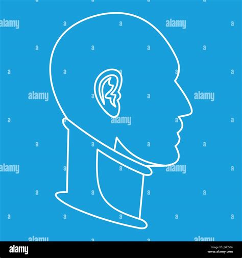 Cervical Collar Icon Outline Style Stock Vector Image And Art Alamy