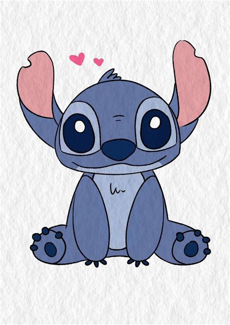 简笔画史迪奇简笔画图片大全