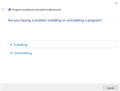 Download Windows Program Install Uninstall Troubleshooter Fix Apps