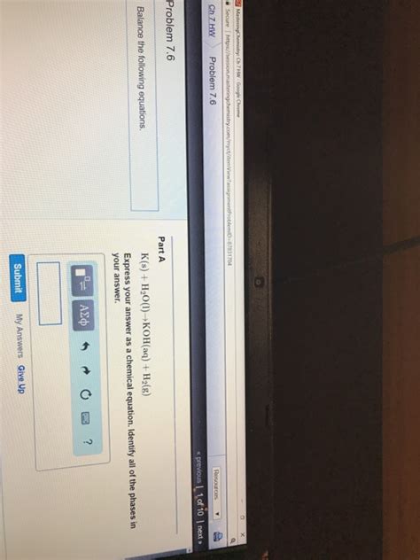 Solved Ch HW Problem S Previous Of Next Chegg Com