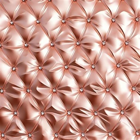 Premium Ai Image Illustration Of Seamless Rose Gold Color Diamond