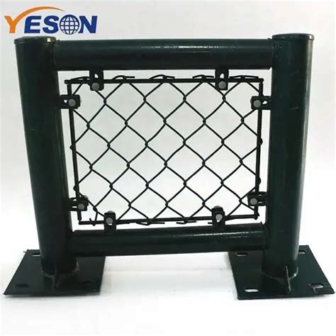 Hot Dip Galvanized Black Coated Chain Link Fence Yeson