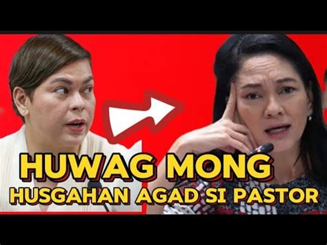 VP SARA DUTERTE PINAGTANGGOL SI PASTOR QUIBOLOY YouTube