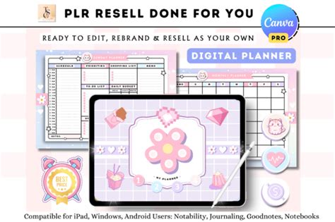 9 Cute Digital Planner For Goodnotes Canva Designs And Graphics