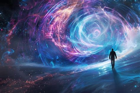 Premium Photo Quantum Teleportation Depicted As A Surreal Abstra