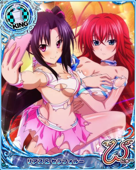 Rias Gremory Serafall Leviathan High School Dxd Official Art 2girls