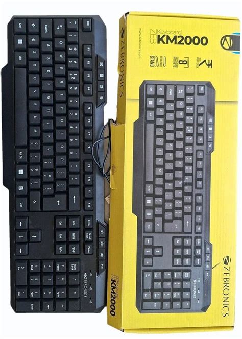 Wired Zeb Km2000 Zebronics Usb Keyboard At ₹ 249 Piece In Balotra Id
