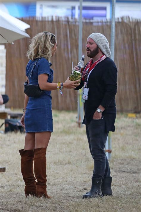 Myleene Klass At V Festival At Hylands Park In Chelmsford 08212016