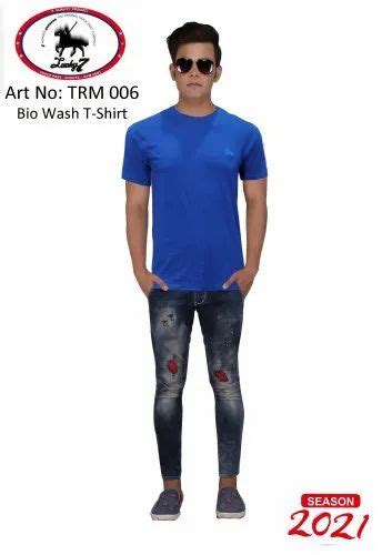 Plain Men S Round Neck Cotton T Shirt At Rs In Tiruppur ID