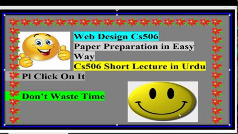 Cs506 Short Lecture 9 Urduhindics506 Short Notesca506 Handoutscs506
