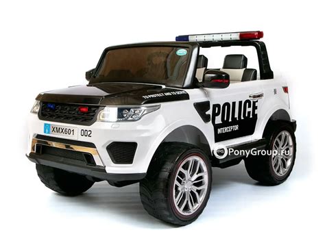 Детский электромобиль RANGE ROVER XMX601 POLICE 4x4 полноприводный с ...