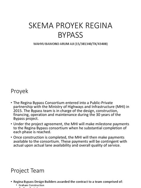 Skema Proyek Regina Bypass Pdf