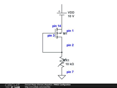 Pmos Configration Circuitlab