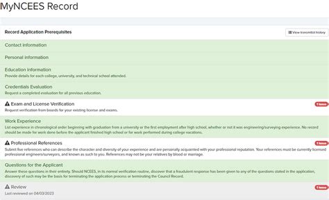 8 미국 기술사 Pe Professional Engineer Ncees 보드 경력인증과 레퍼런스
