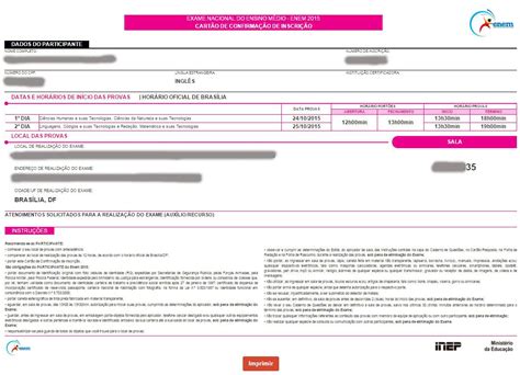 Página do Participante Enem 2020 Como Acessar Inscrição AQUI