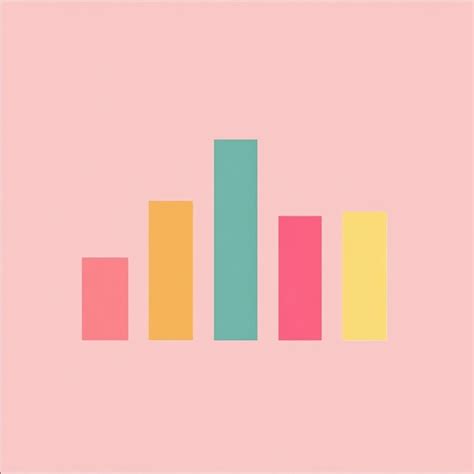 Bar Chart Icon Showing Progress Premium Ai Generated Image