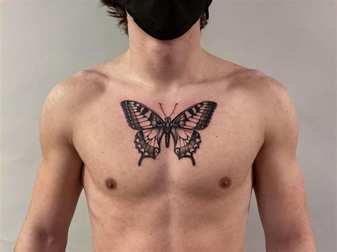 Butterfly Chest Tattoos