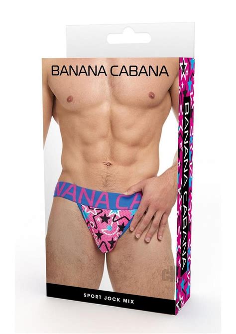 Banana Cabana Jock Lg Xl Purple