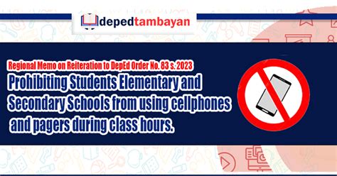 Regional Memo No 259 S 2024 Reiteration Of Deped Order No 83 S 2023 40 S 2012 And 49 S
