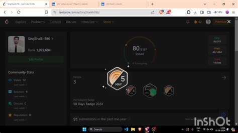 Video Siraj Shaikh On Linkedin Leetcode Dcc Dccmay