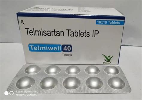 Telmisartan 40 Mg Tablet at ₹ 680/box | Manimajra | ID: 2851644351562