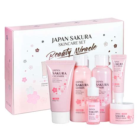 Laikou Japan Sakura Skincare Set Beauty Miracle