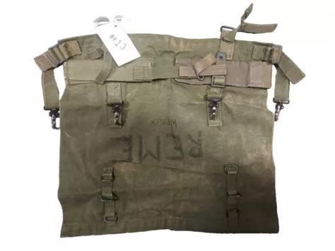 British Army 58 Pattern Webbing Poncho Roll Cold War Falklands No 13 £