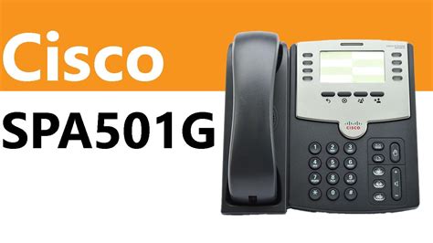 Cisco SPA501G 8 Line IP Phone - Product Overview - YouTube