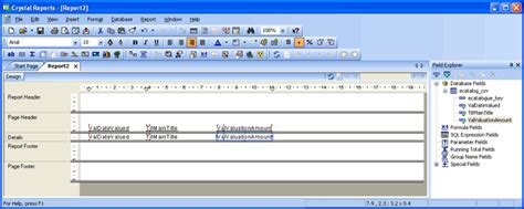 How To Edit A Report In The Crystal Reports Designer