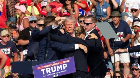 Berliner Tageszeitung Donald Trump Blessé échappe à Une Tentative D
