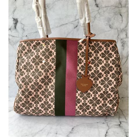 Jual Tas Kate Spade Flower Jacquard Large Tote New Original Shopee