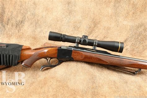 Ruger No 1 Single Shot 6mm Rem 26” Falling Block Rifle And Scope Mfd