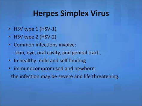 Herpes Simplex Virus Pptx