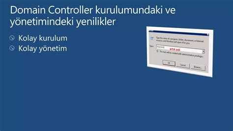 Windows Server 2012 Active Directory Yenilikleri Ppt