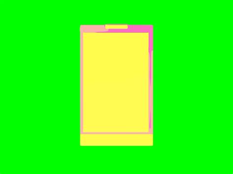 Green Screen Animation Mobile Phone Spend Money Online Shopping Cartoon Flat Color Pink