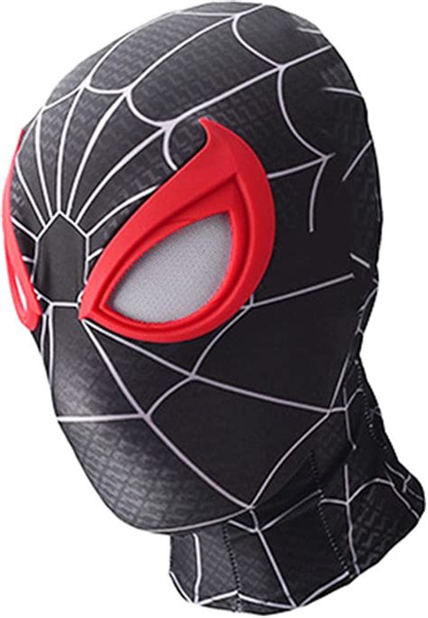 Halloween Masks Spiderman Headgear Miles Morales Cosplay Costumes Accessori Superhero Fancy