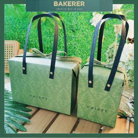 Premium 3d T Box Biscuit Kotak Hadiah Hantaran Biscuit Cookies Packaging高档礼盒 Shopee Malaysia