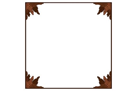 Tree Trunk Ornament Frame Border For Decoration Nature Theme Vector Art At Vecteezy