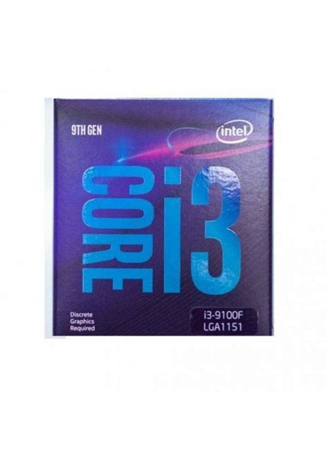 قیمت و خرید سی پی یو Cpu Intel Core I3 9100f آی تی کاشفی