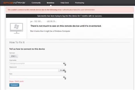 Sw Inventory Scanning Spiceworks Support Spiceworks Community