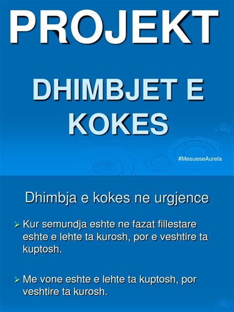 Dhimbja E Kokes Pdf