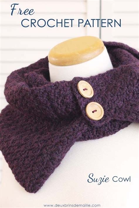 Free Crochet Pattern Cowl The Suzie Cowl Deux Brins De Maille