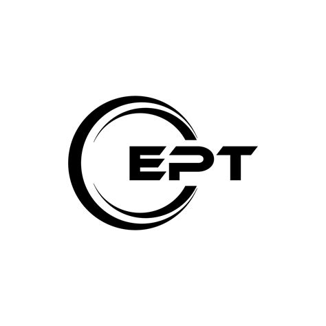 Diseño De Logotipo De Letra Ept En Ilustración Logotipo Vectorial